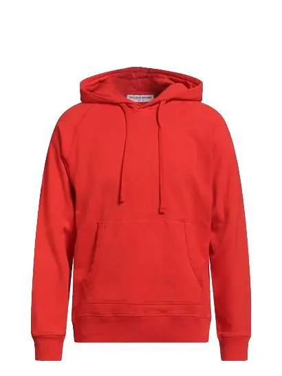 Orlebar Brown Cotton Blend Hooded Sweatshirt - Tomato Red