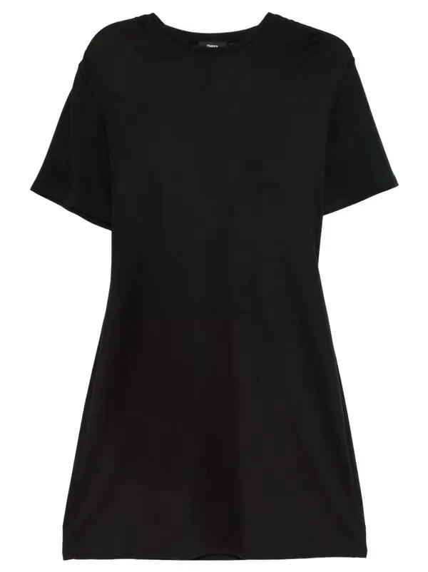 Theory A-line Short-sleeved Dress - Black