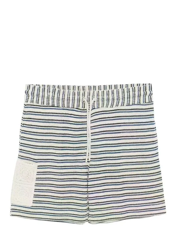 CHE Matias Striped Shorts - Neutrals