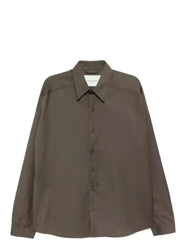 ENTIRE STUDIOS Long-sleeved Shirt - Brown