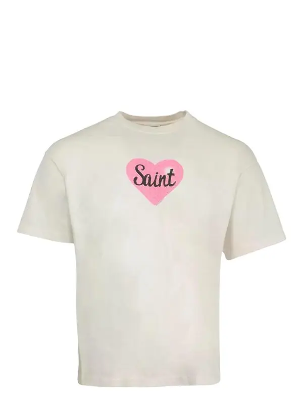 SAINT MXXXXXX Heart Saint T-shirt - White