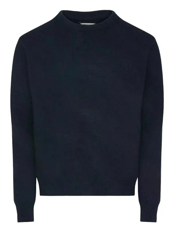 MAISON MARGIELA Crew-neck Cashmere Sweater - Blue