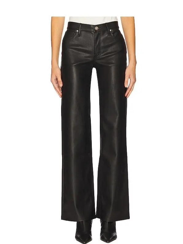 Hudson Jeans Rosie High Rise Wide Leg - Black