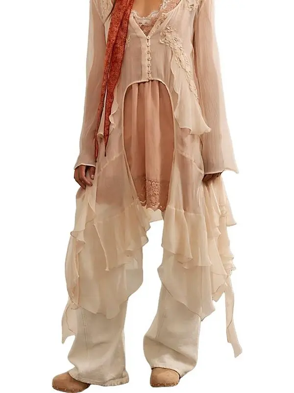 Free People Calli Clogs - Tan