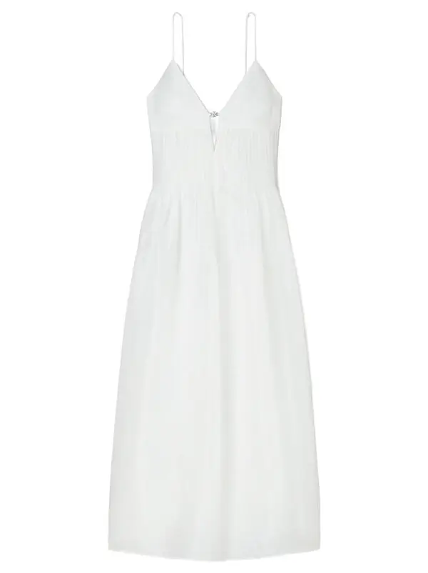 Tory Burch Linen Dress - White