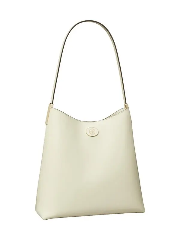 Tory Burch Robinson Spazzolato Hobo Bag - Shea Butter