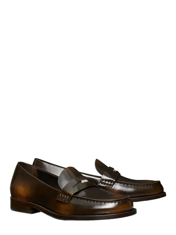 Tory Burch Classic Penny Loafer - Brushed Chocolate