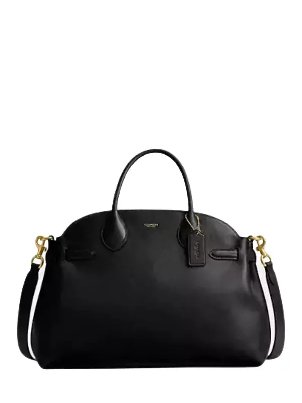 COACH Soft Empire Carryall Bag 40 - Brass/black