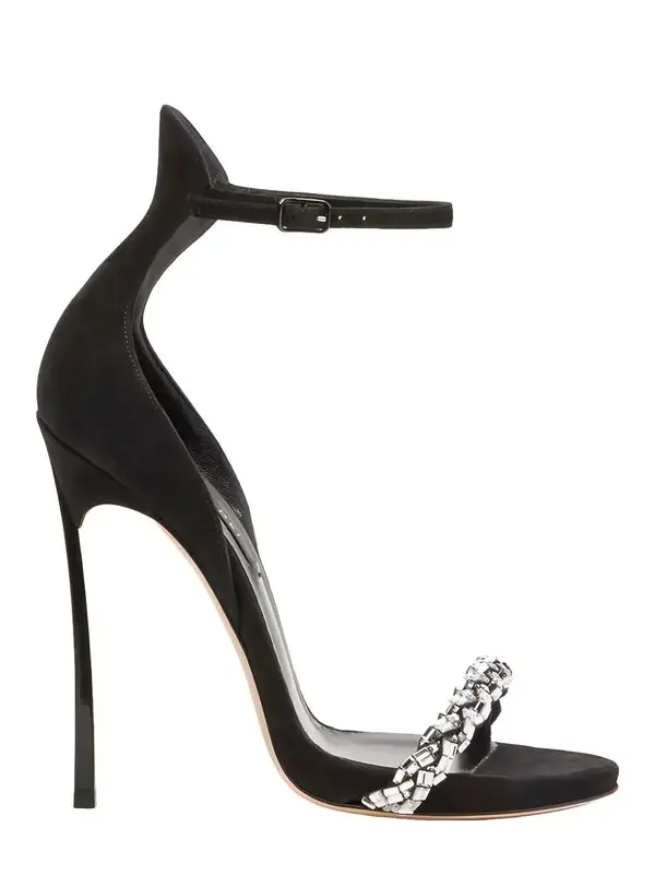 Casadei 120mm Cappa Blade Sandals - Black