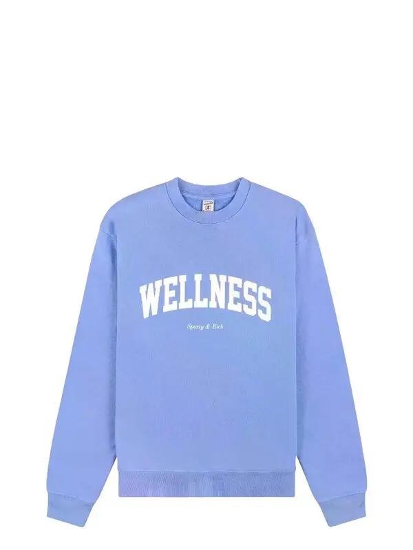 SPORTY & RICH Cotton Sweatshirt - Blue