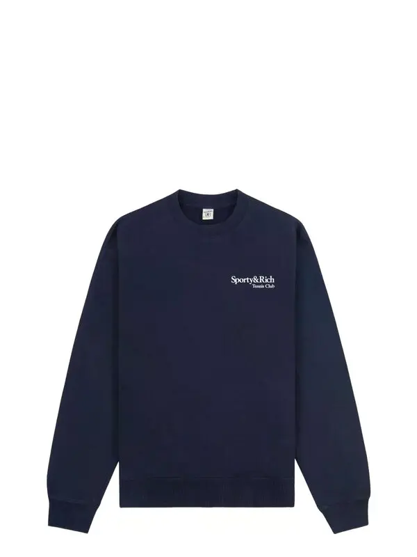 SPORTY & RICH Cotton Sweatshirt - Blue