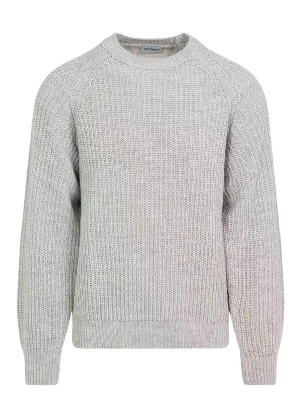 Carhartt Work In Progress Ribbed Crew-neck Sweater - Grey