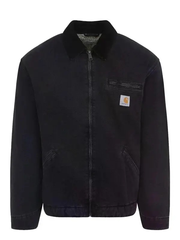 Carhartt Work In Progress Og Detroit Zip-up Jacket - Black