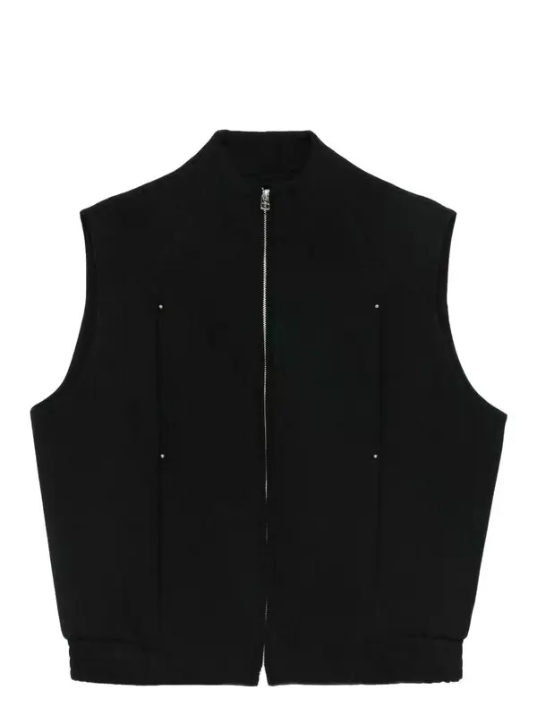 J.L-A.L Uvas Zip-front Gilet - Black