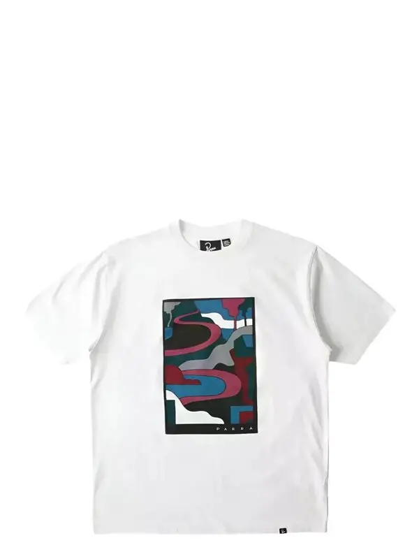 PARRA The Stelvio Abstract-print T-shirt - White