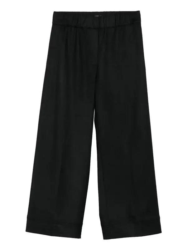 D.exterior Elasticated-waistband Trousers - Black