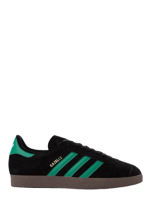 Adidas Gazelle Athletic Shoe - Black/court Green/gum