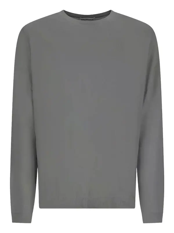 GOES BOTANICAL Crew-neck Long-sleeve Sweater - Grey