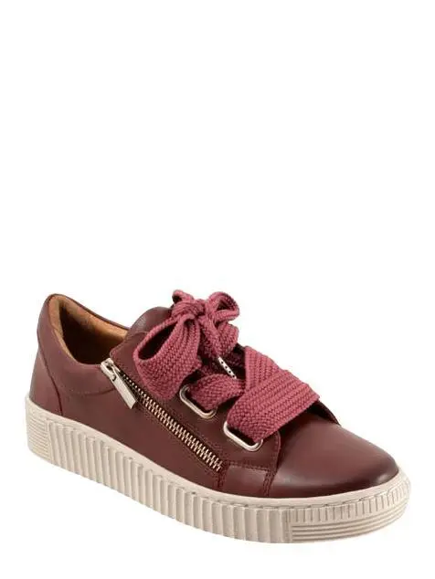 Eos Jovi Zip Sneaker - Bordeaux