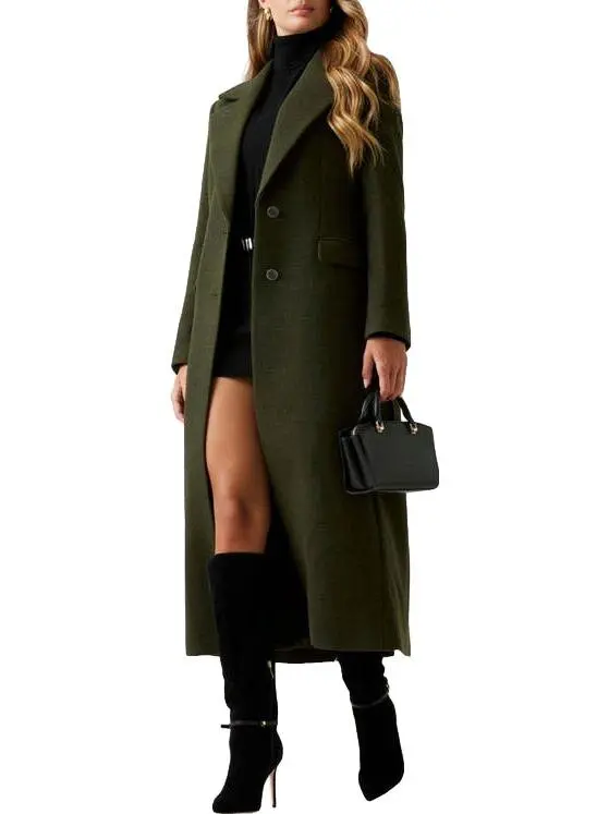 Guess Longline Coat - Green