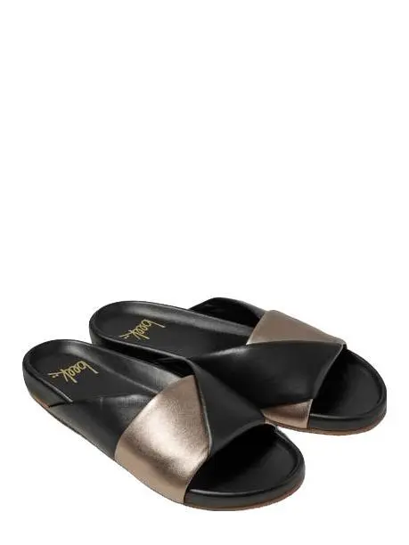 Beek Paloma Slide Sandal - Bronze/black
