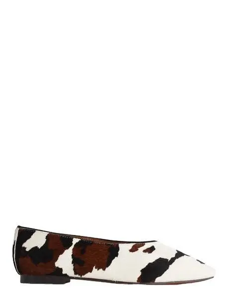 Madewell Mylie Calf Hair Ballet Flat - Dark Carob Multi