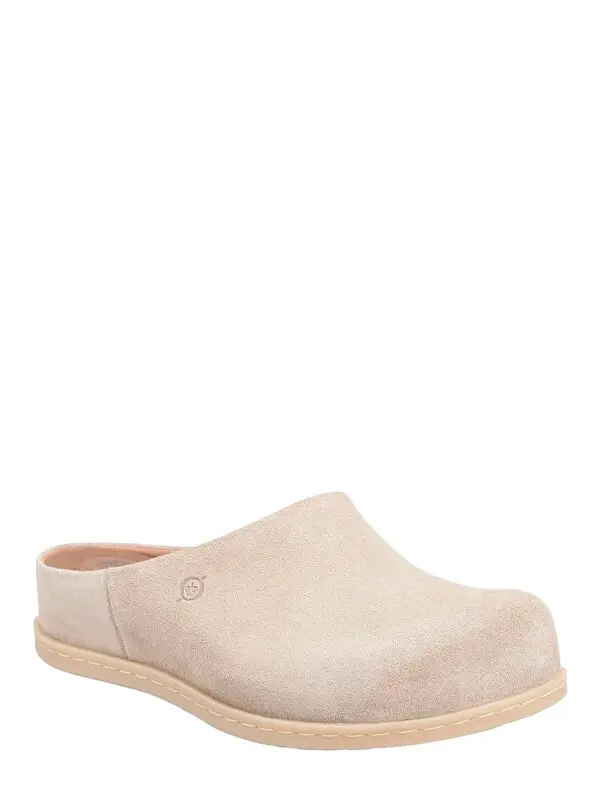 BØRN Elliot Clog - Natural Suede