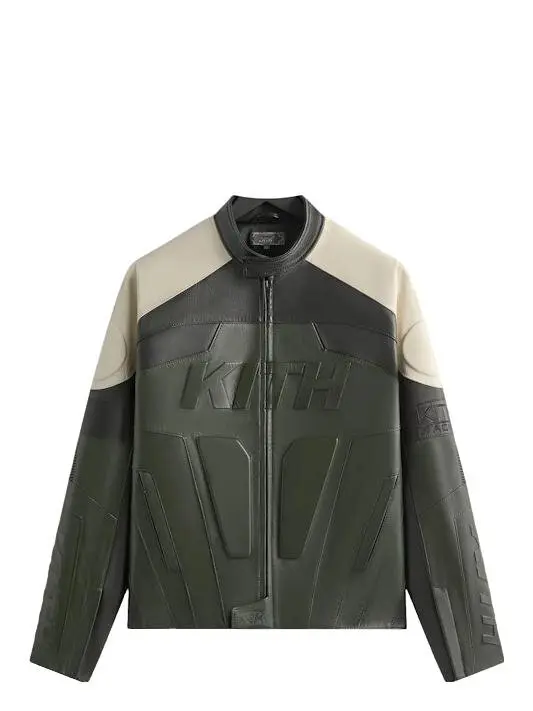 Kith Leather Moto Jacket - Stadium
