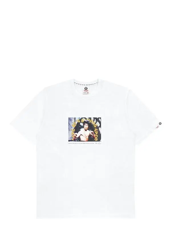 A BATHING APE X Bruce Lee #2 Tee Shirt - White