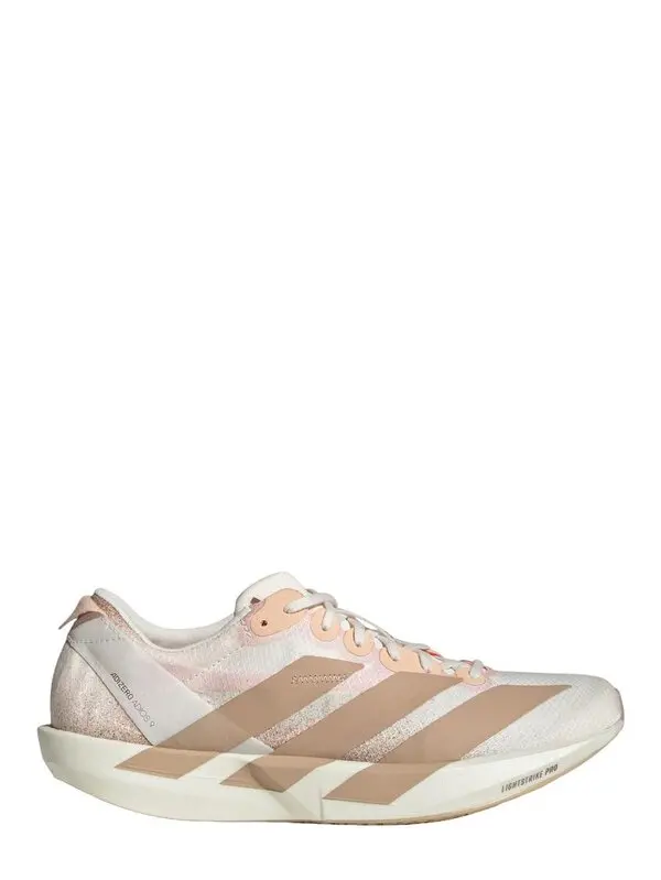 Adidas Adizero Adios 9 Sneakers - Chalk White/warm Sandstone/impact Orange