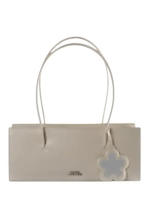 Marc Jacobs Mirror Satchel Glam Bag - Cotton Whi