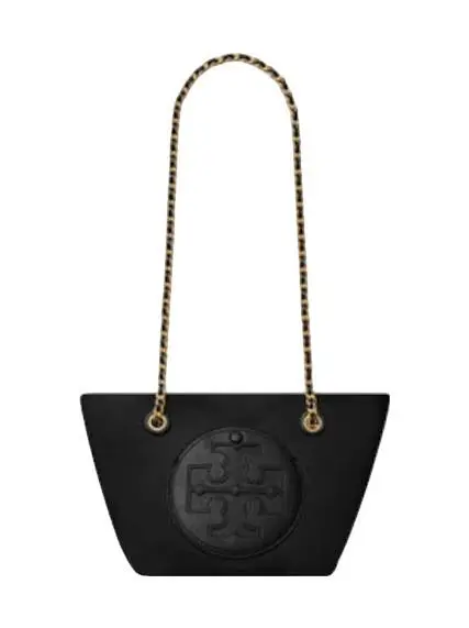 Tory Burch Ella Small Chain Crossbody Bag - Black