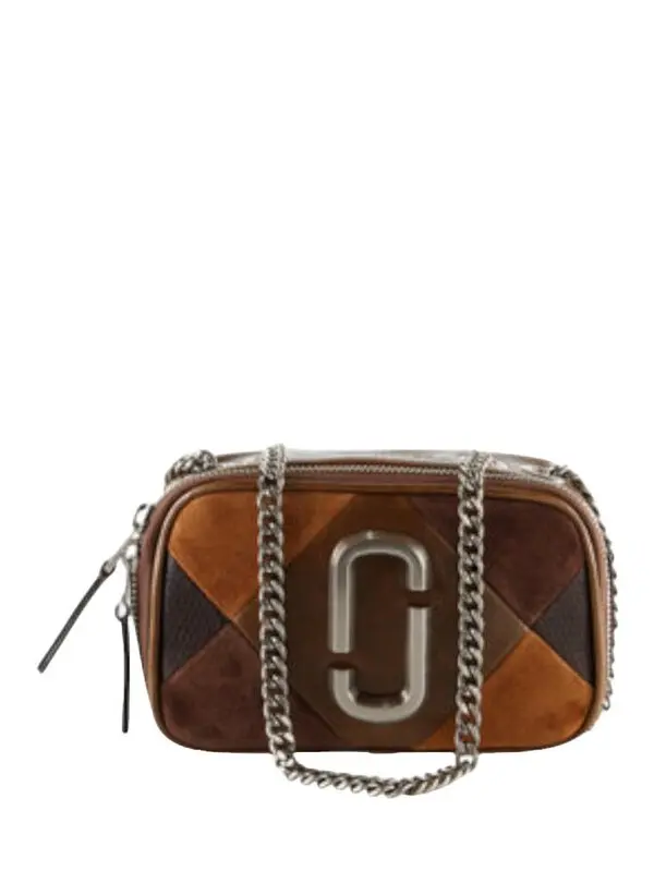 Marc Jacobs Softshot Suede Patchwork Bag - Brown