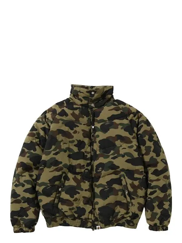 BAPE 1st Camo Down Jacket - Green