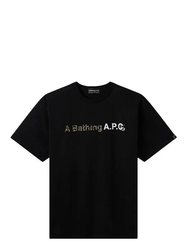 A BATHING APE X A.p.c. T-shirt - Black