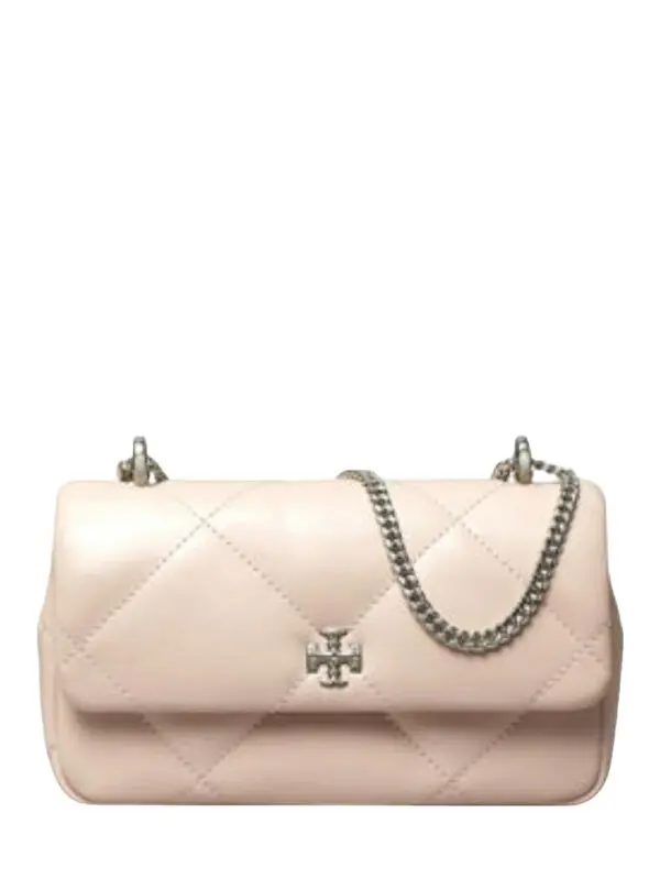 Tory Burch Kira Diamond Quilt Mini Flap Bag - Soft Pink