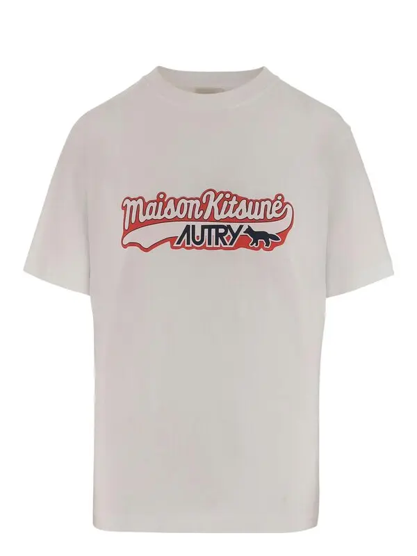 AUTRY X Maison Kitsune Cotton T-shirt - White