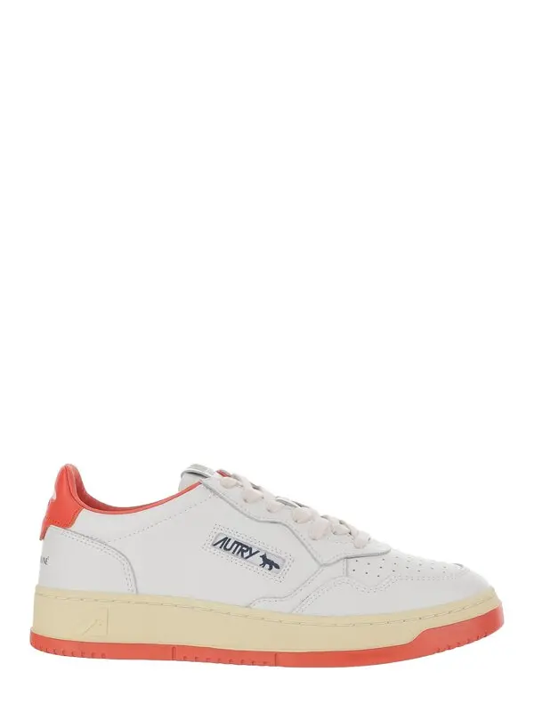 AUTRY Medialist Maison Kitsuné X Low Sneakers - Red