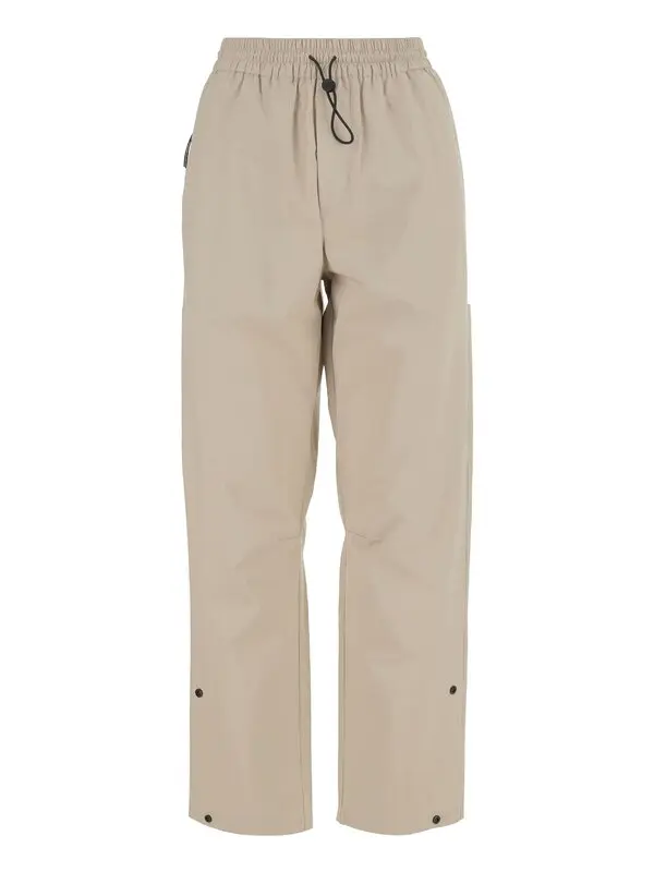 AUTRY Nylon Jogging Pants With Drawstring - Ivory