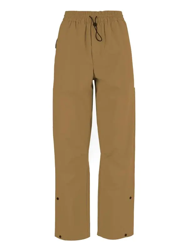 AUTRY Nylon Jogging Pants With Drawstring - Marrone Chiaro