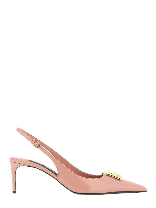 Dolce & Gabbana Lollo Leather Pumps - Pink