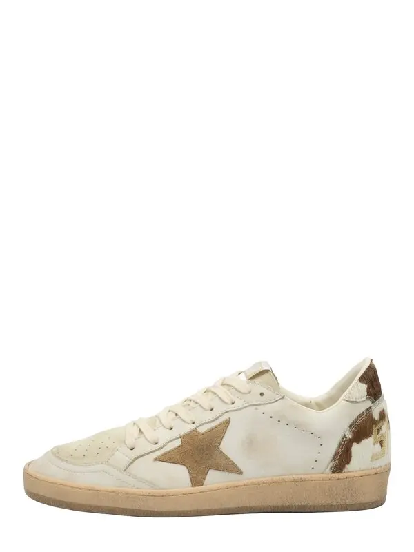 GOLDEN GOOSE Ballstar Sneakers - White/eggnog/caramel