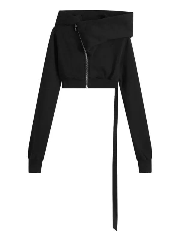 Rick Owens Micro Mountain Hoodie - Black
