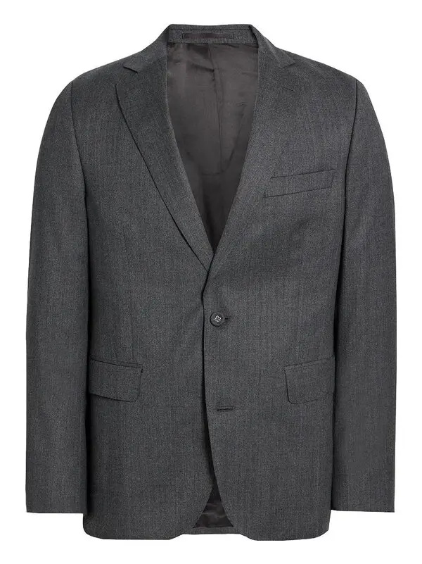 Officine Générale 375 Wool Blazer - Dark Gray