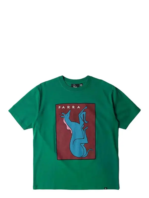 PARRA Vertical-horse Graphic T-shirt - Green