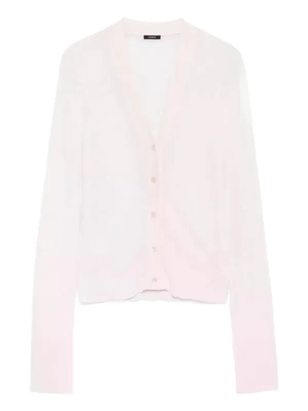 JOSEPH Button-front Cardigan - Pink