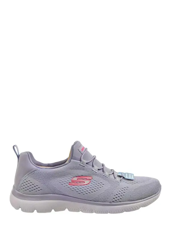 Sketchers Summits-perfect Views Lace-up Sneakers - Grey