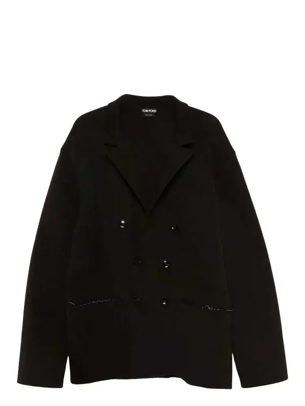 TOM FORD Double-breasted Jacket - Brown