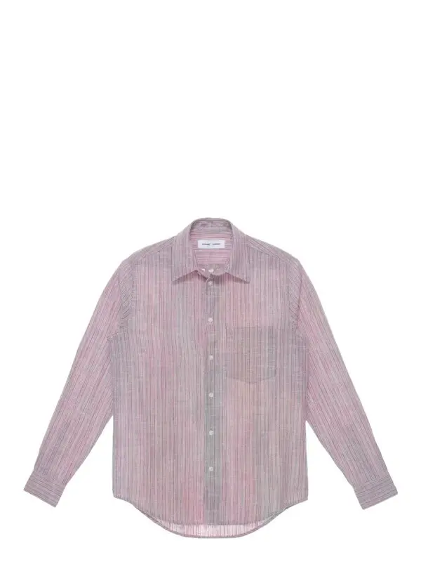 SAMSOE SAMSOE Striped Shirt - Pink