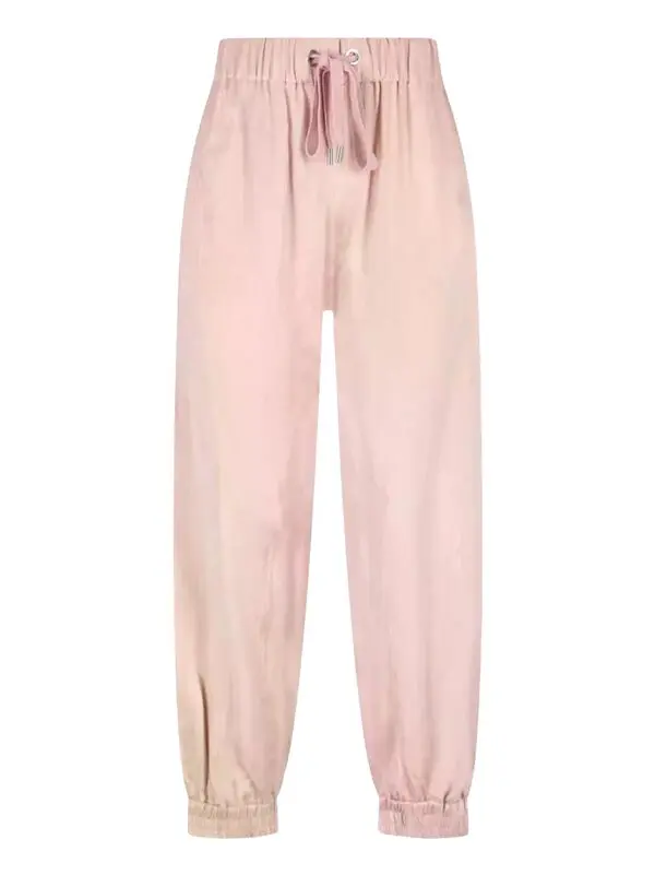 SA SU PHI Drawstring Trousers - Pink